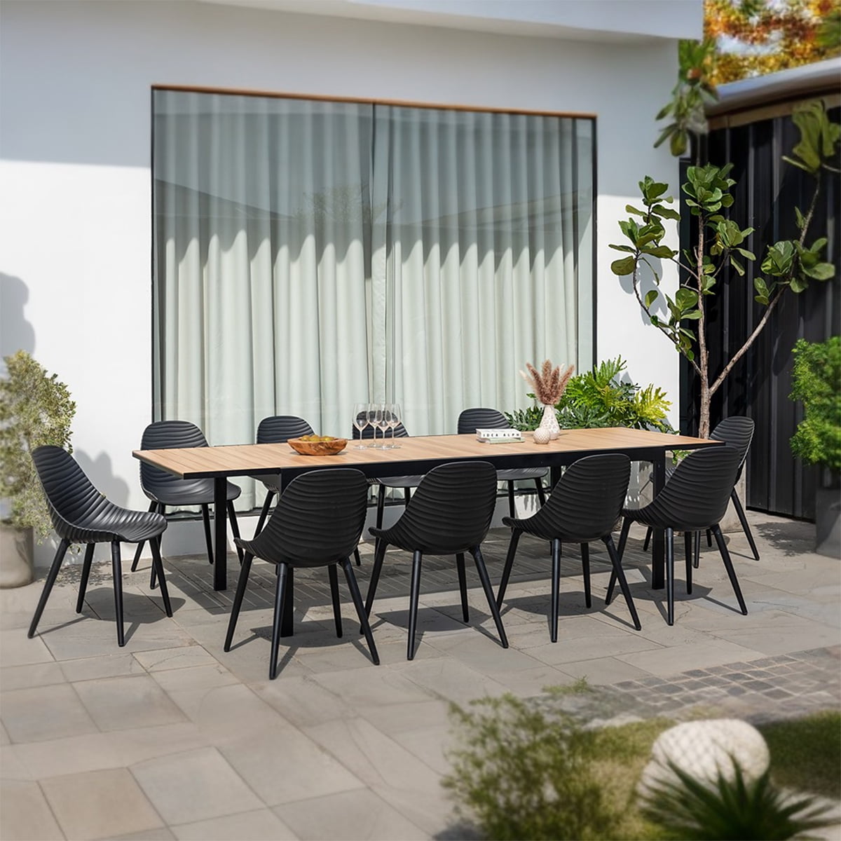 Urban Elements Great Ocean 11-Piece Maintenance-Free Aluminum ...