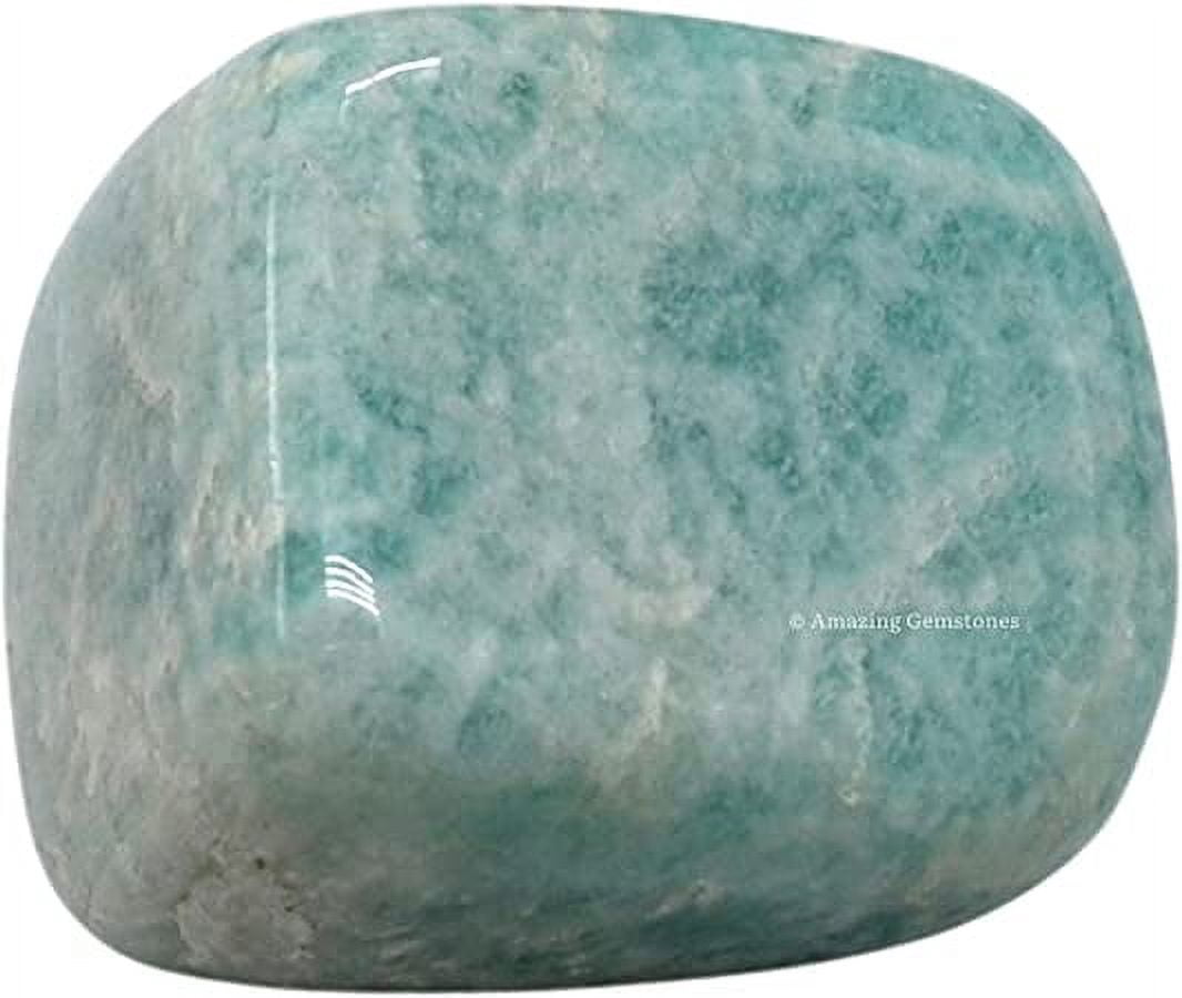Amazonite Crystal Tumbled Stones Polished Rocks (1 OZ) - Walmart.com