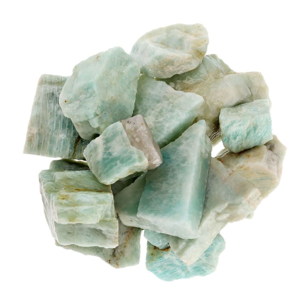 Amazonite - Rough Rocks for Tumbling - Dispelling Fear and Anxiety ...