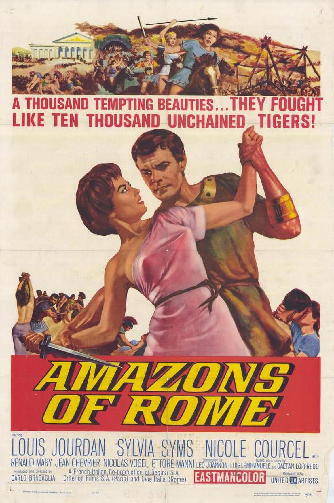 Amazons of Rome - movie POSTER (Style B) (11" x 17") (1963) - Walmart.com