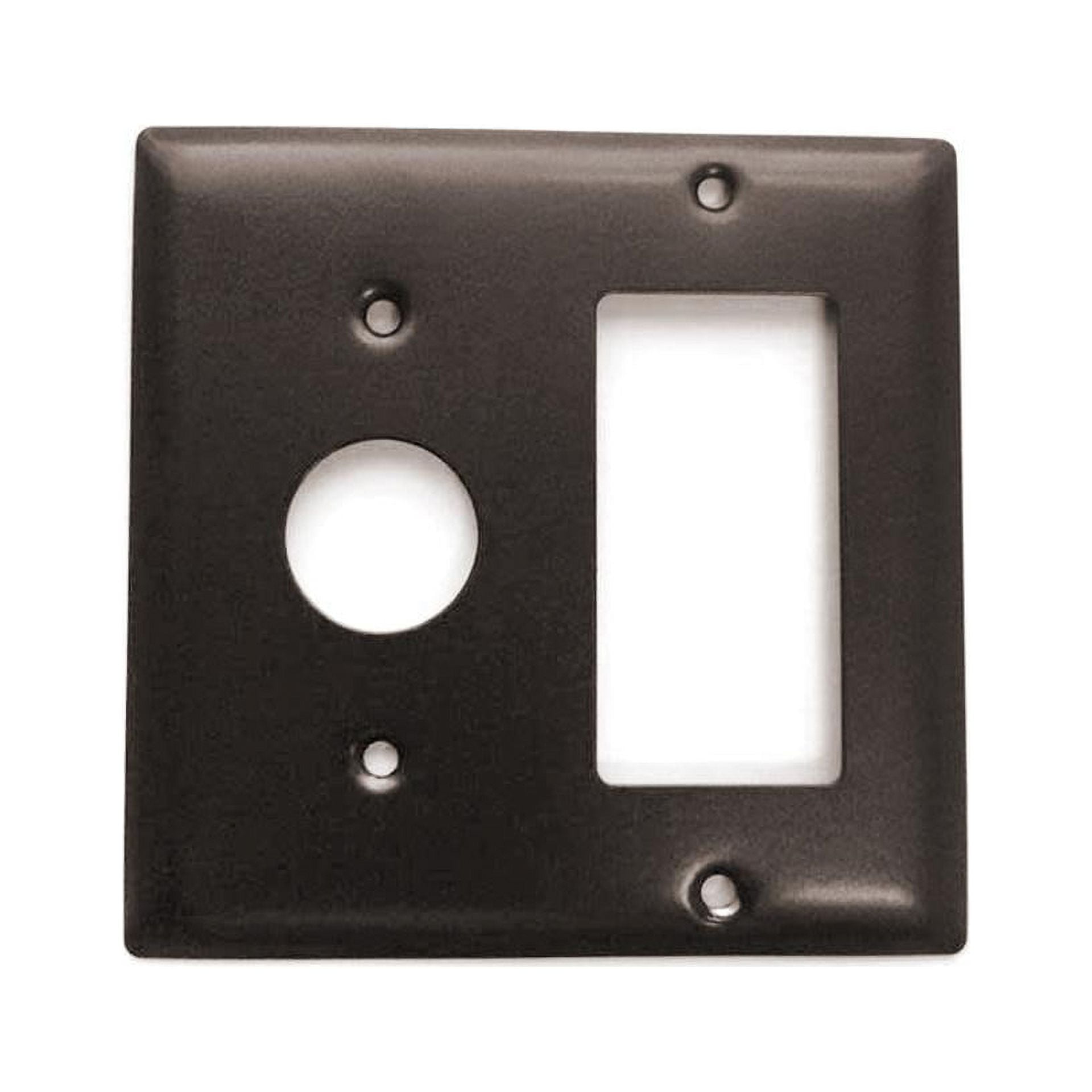 Amba AJ-DGP-O Radiant Square Double Gang Plate in Oil Rubbed Bronze ...