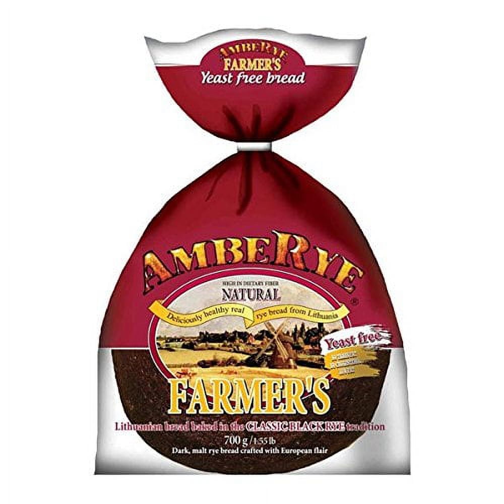 AmbeRye Farmer's Classic Black Rye Bread Product of Lithuania Yeast ...