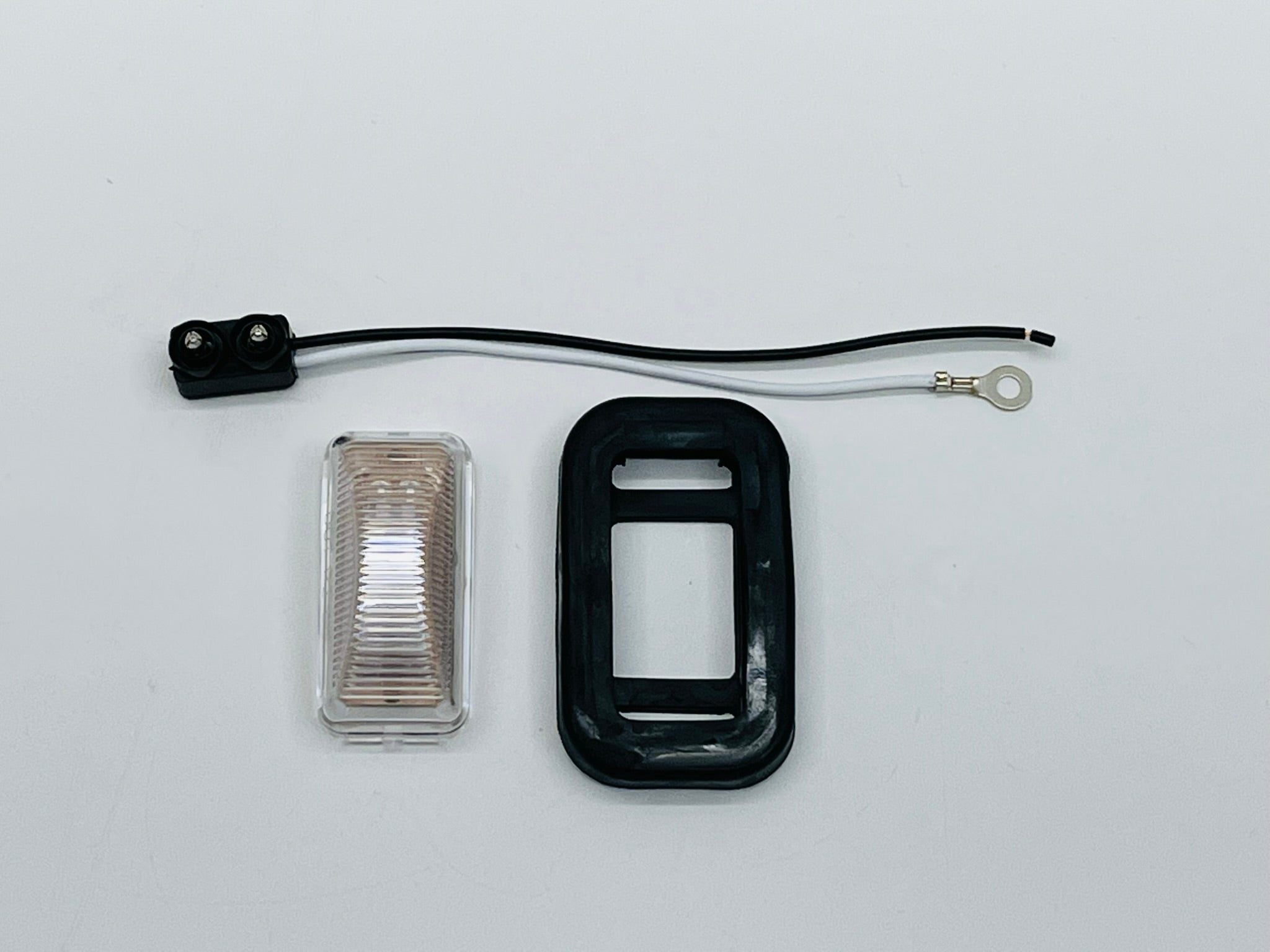Amber 6 LED 2.5" Truck Trailer RV Side Marker Clearance Light Clear ...