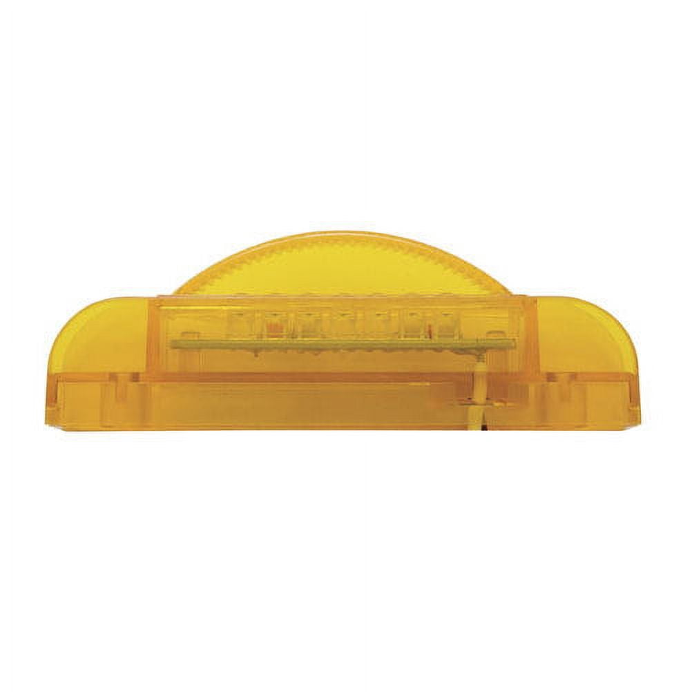 Amber 7 LED 4" Slim Truck Trailer Side Marker Clearance Light / Amber ...