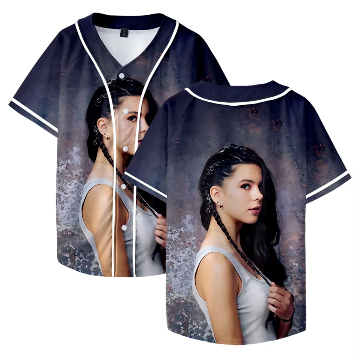 Amber Broos Merch Baseball Jacket Women Men Fashion Casual Short Sleeve ...