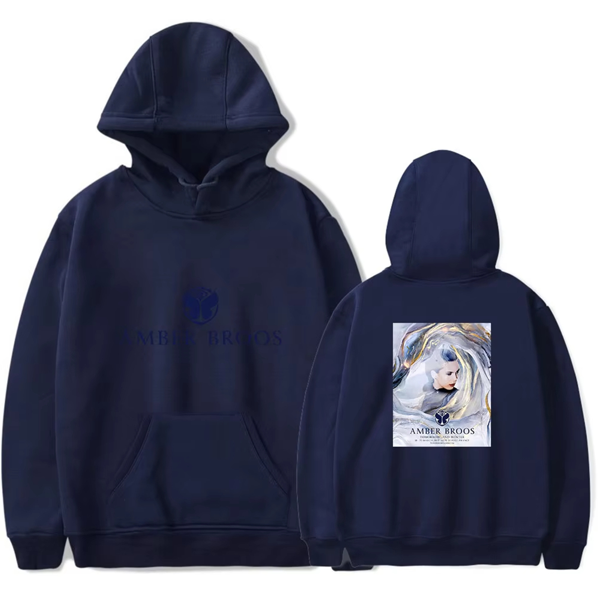 Amber Broos Merch Hoodies Women Men Long Sleeve Casual Sweatshirt ...