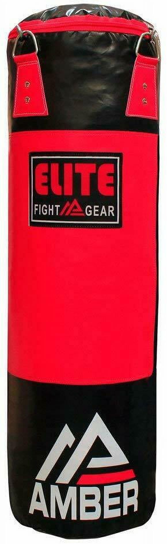 Amber Elite Boxing Unfilled Heavy Bag Kickboxing MMA Muay Thai Fitness ...