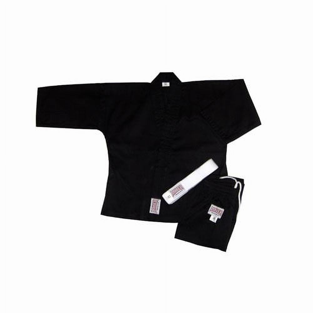 Amber Fight Gear Black Karate Uniforms 8 oz: Lightweight Attire for ...
