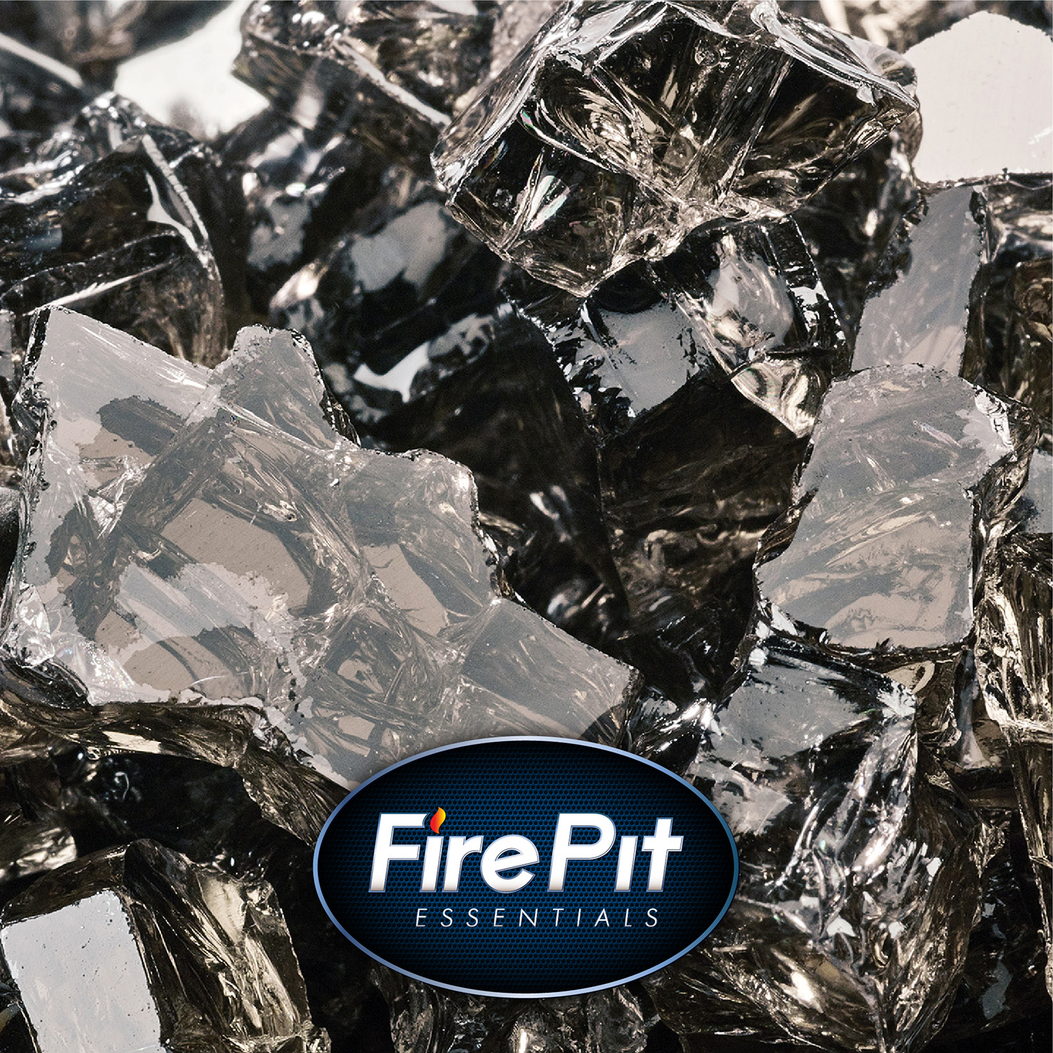 Amber Fire Glass | Bronze, Original Fire Glass, 1/2", Reflective | 10 ...