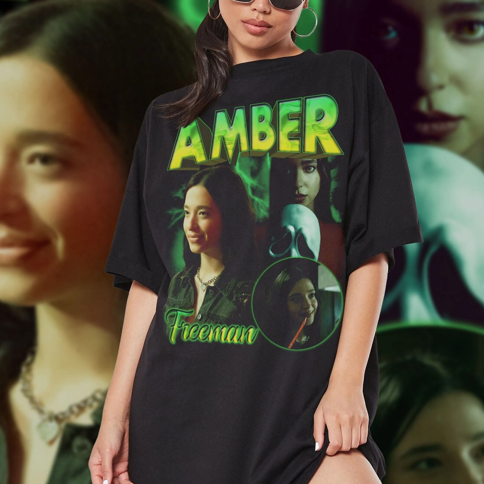 Amber Freeman, Scream, Mikey Madison, Retro, Bootleg T-Shirt - Walmart.com