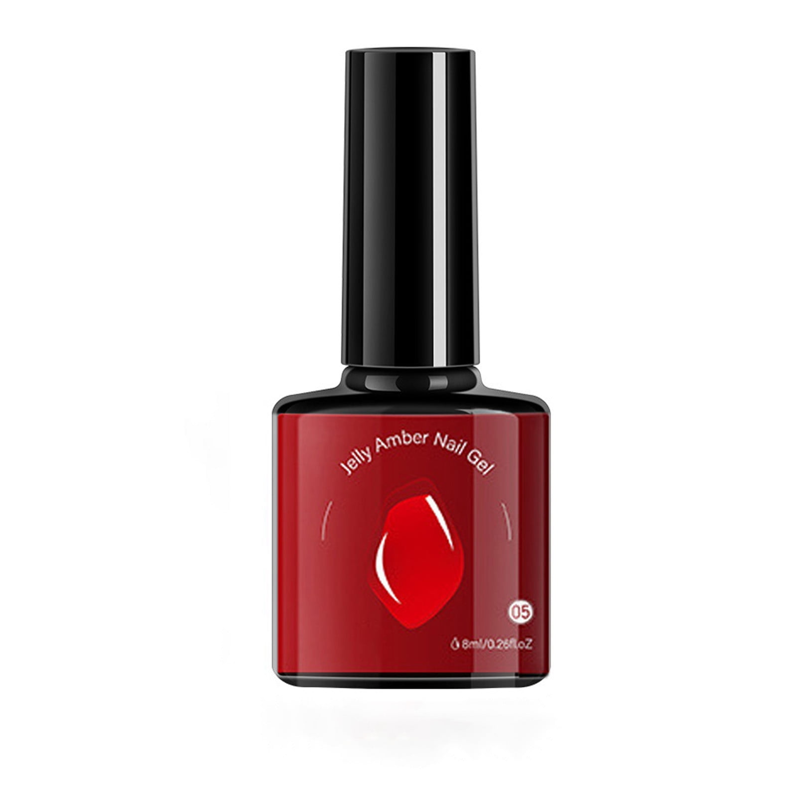 Amber Gel Nail Polish Set, Six Shade Translucent Collection for DIY ...