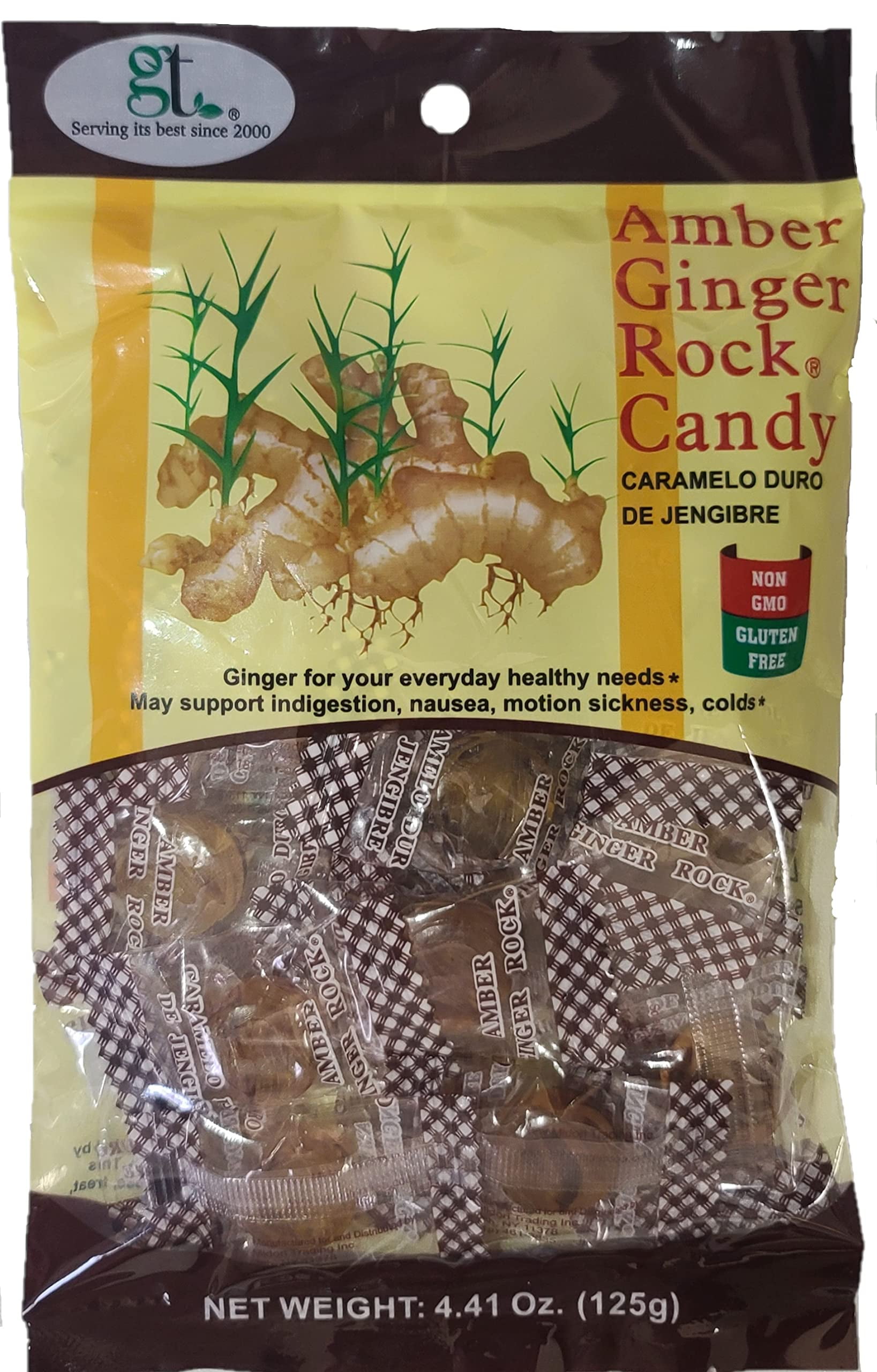 Amber Ginger Rock Candy (2-Pack)â€¦ - Walmart.com