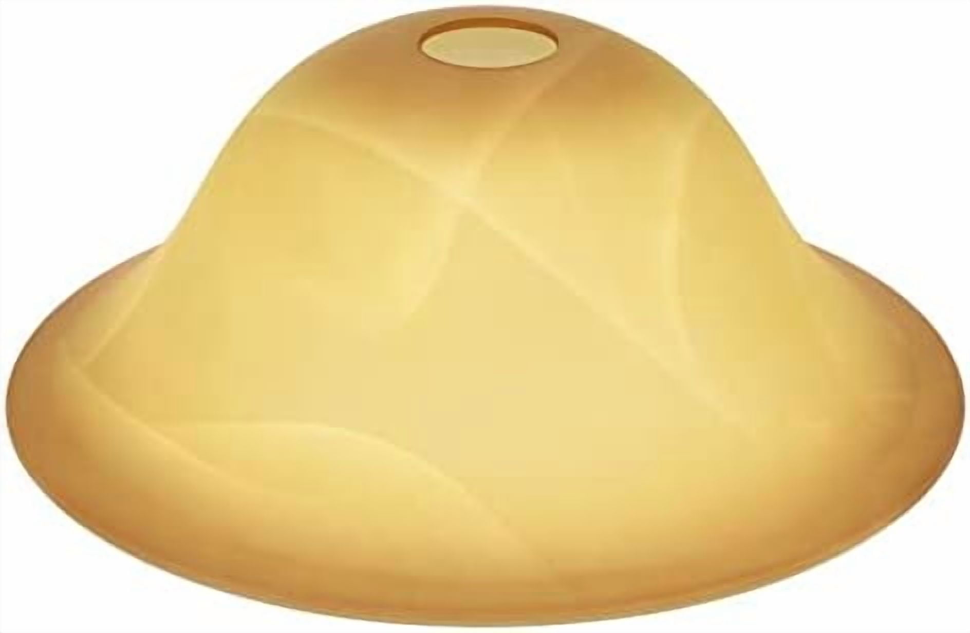Amber Glass Lampshade Glass Lamp Shade Replacement Light Bulb Cover ...