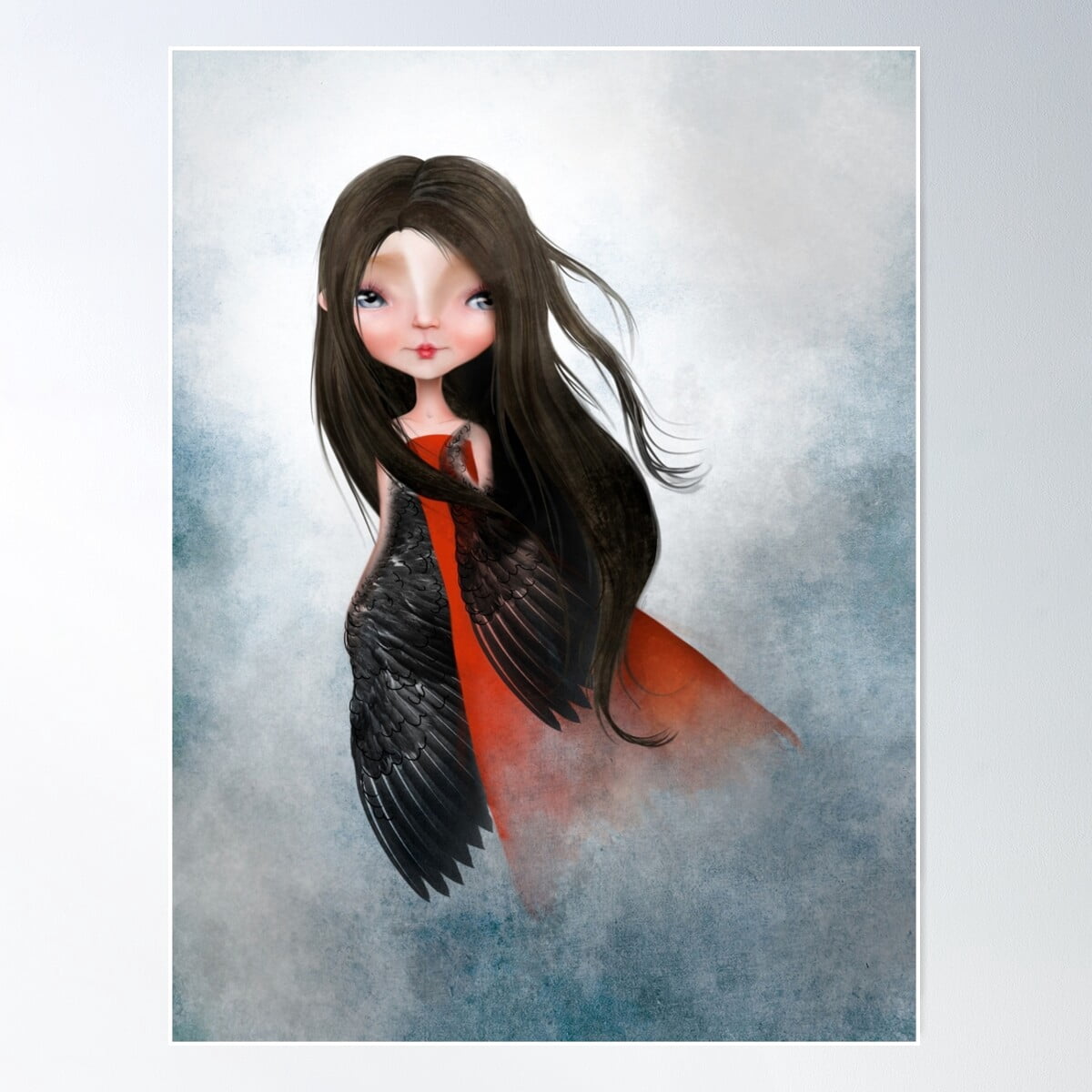 Amber Jeanne Takes Flight Poster Wall Art, Modern Wall Decor For Living ...