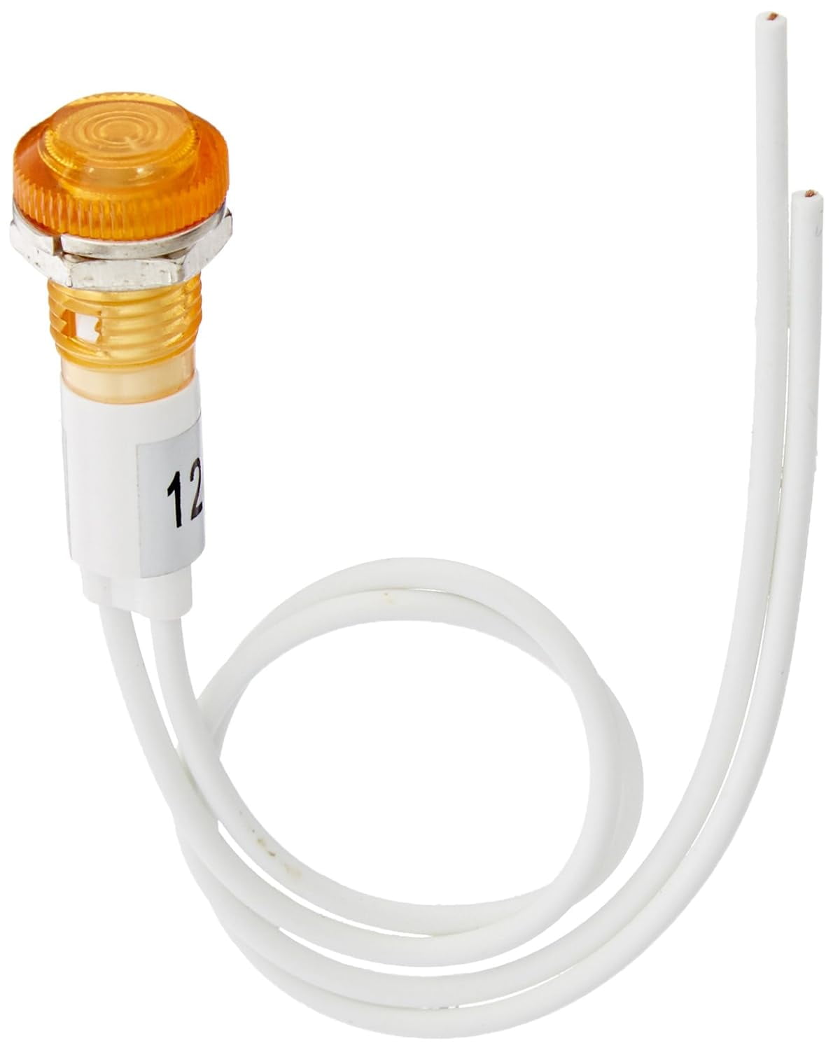 Amber LED 9mm Miniature Indicator Light 120V /DC - Walmart.com