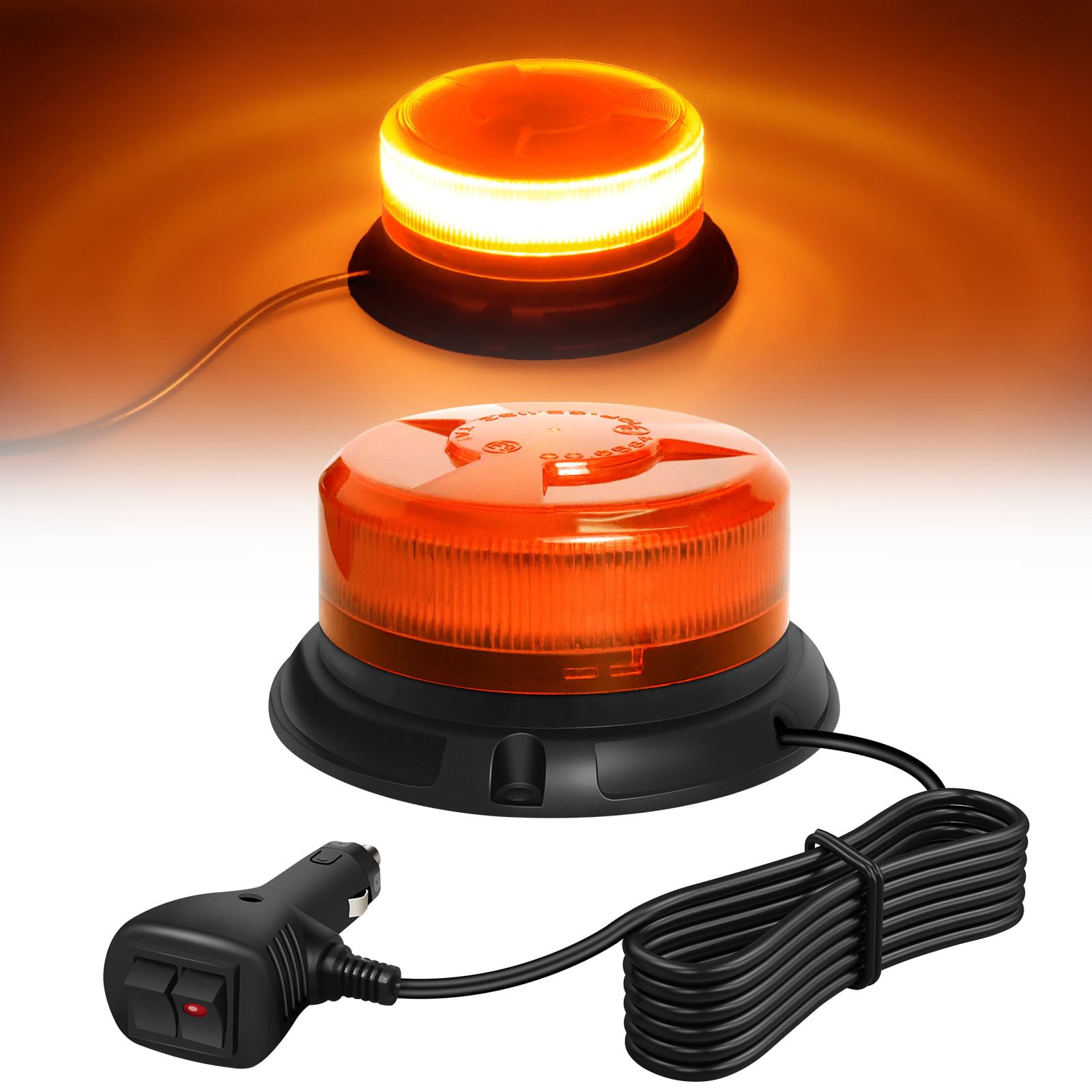 Amber LED Beacon Strobe Light - BSL1 24 High-Intensity LEDs Warning ...