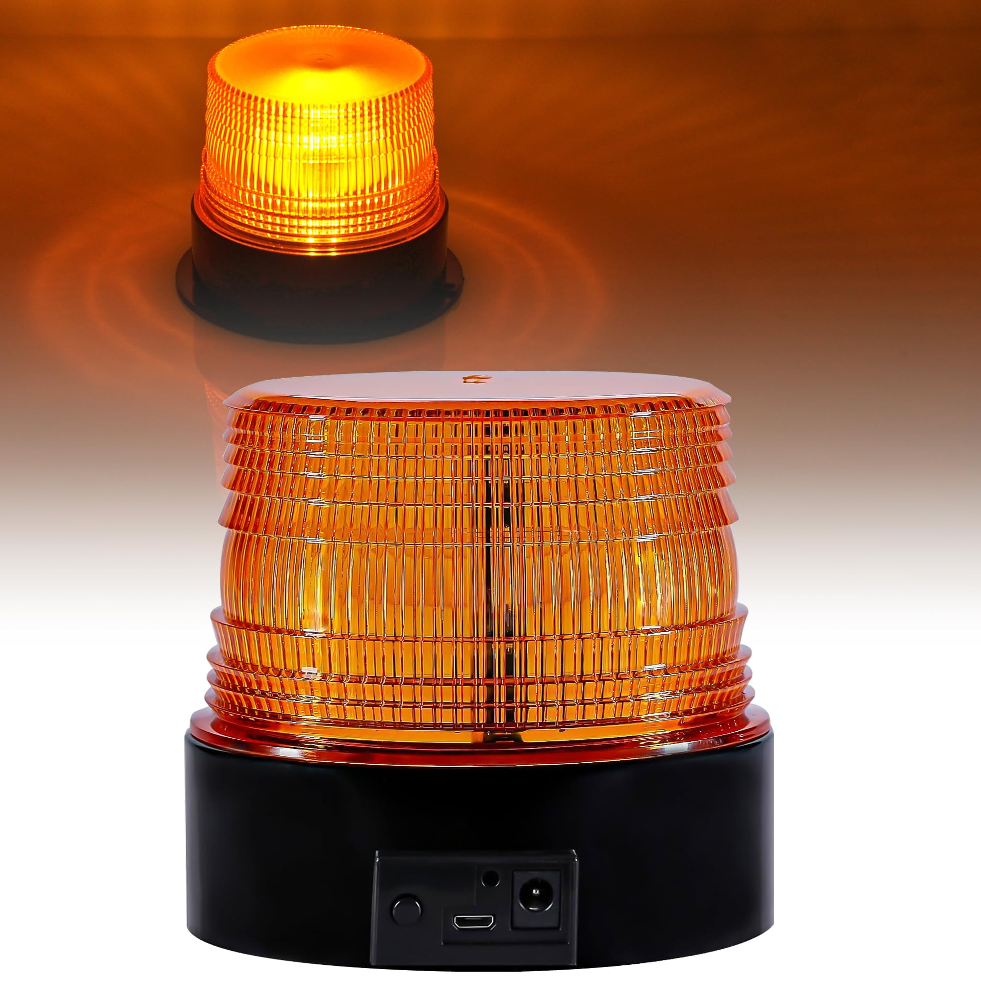 Amber LED Strobe Lights,Wireless RRF12 Beacon Light,Emergency Flashing ...