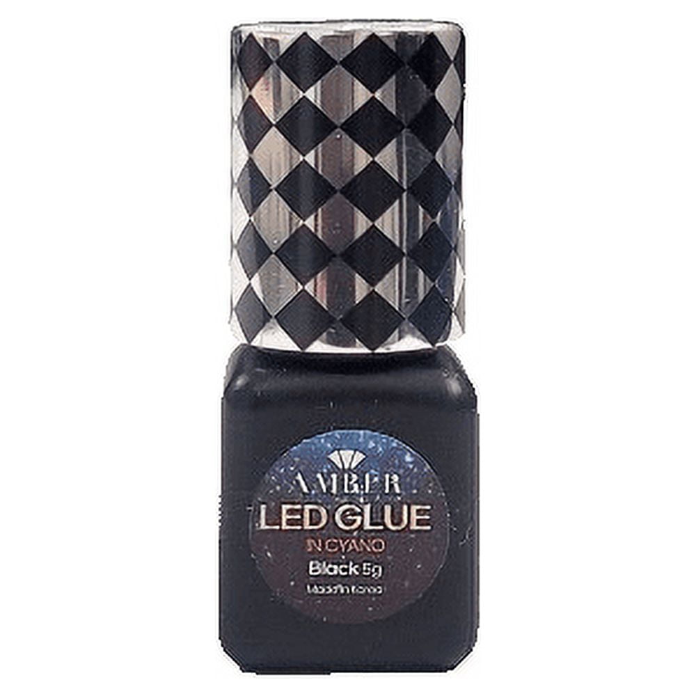 Amber Lash LED Glue Black 5g [In Cyano], LED Lash Extension System ...