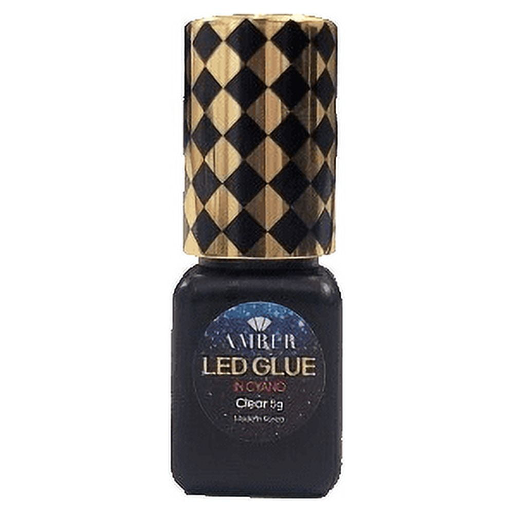 Amber Lash LED Glue Clear 5g [In Cyano], LED Lash Extension System ...