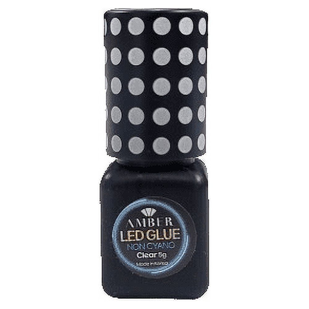Amber Lash LED Glue Clear 5g [Non Cyano], LED Lash Extension System ...