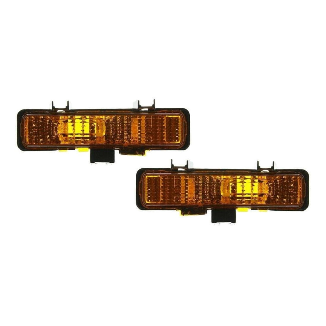 Amber Lens Bumper Mounted Corner Parking Marker Light Pair Set ...