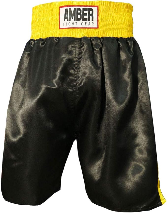 Fearless Classic Satin Pro-Style Boxing Trunks, Premium Lightweight ...
