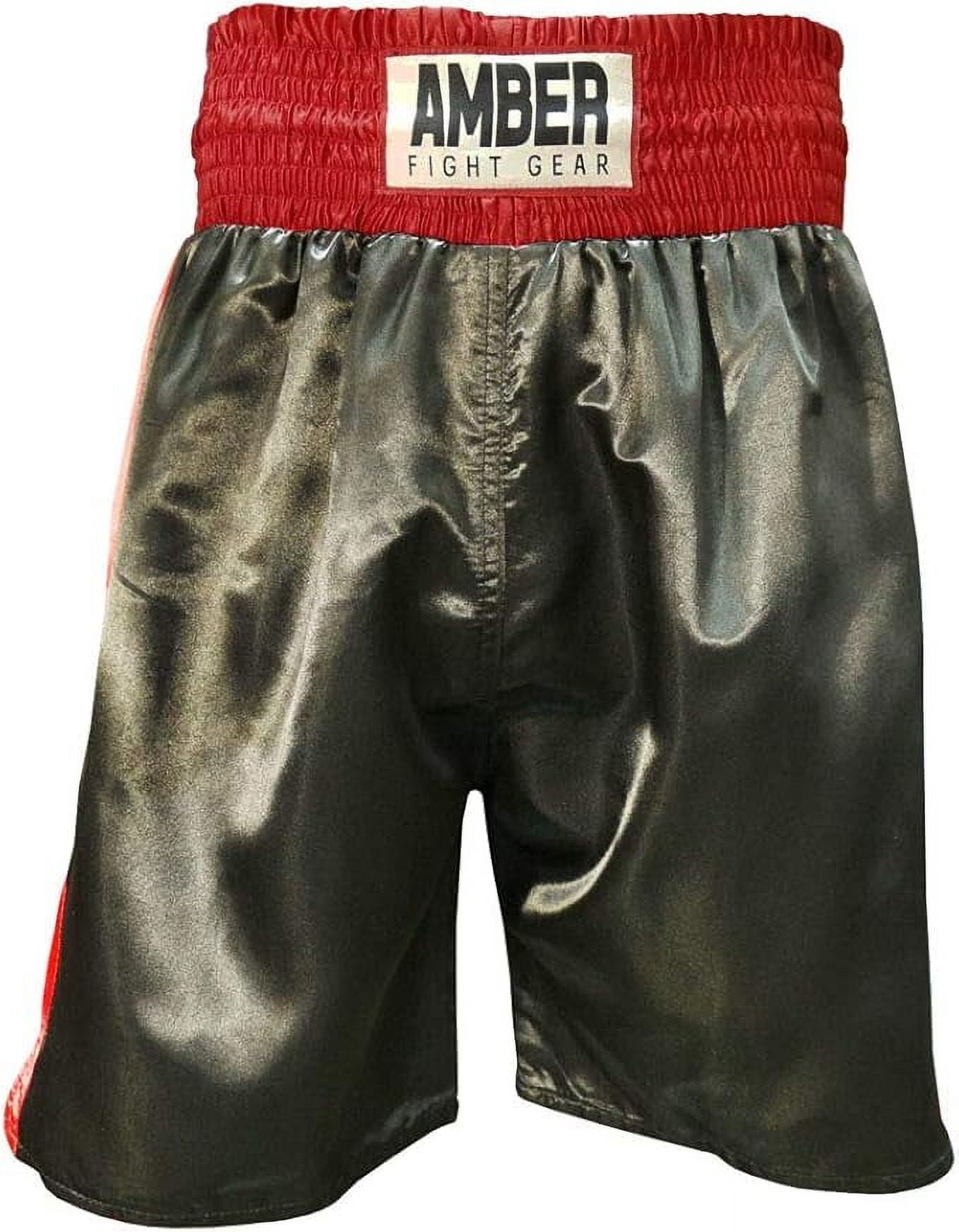 Fearless Classic Satin Pro-Style Boxing Trunks, Premium Lightweight ...