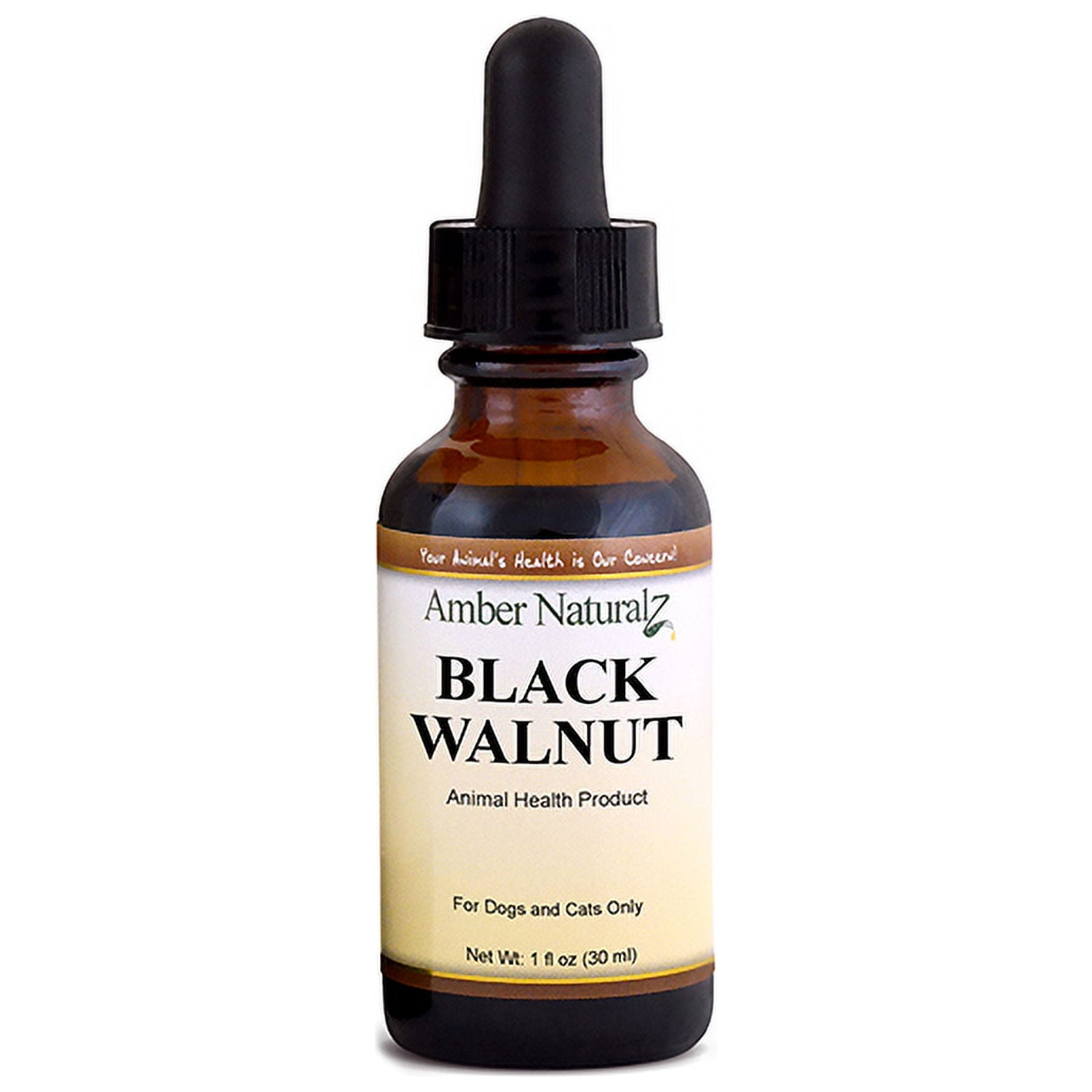 Amber NaturalZ Black Walnut Herbal Supplement for Dogs and Cats | Organic Black Walnut ...