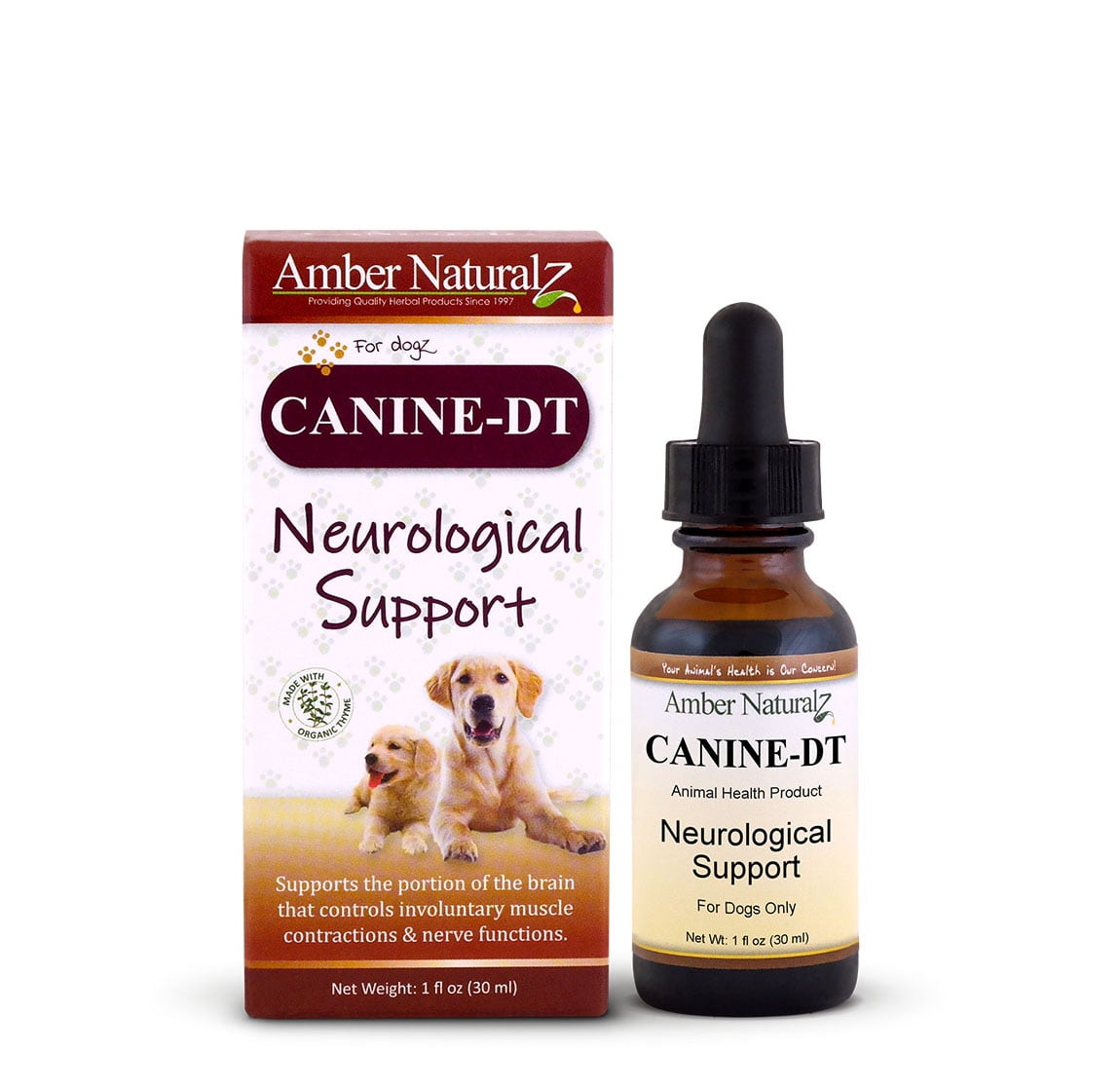 Amber NaturalZ Canine-DT Herbal Supplement for Dogs | Supports Normal ...