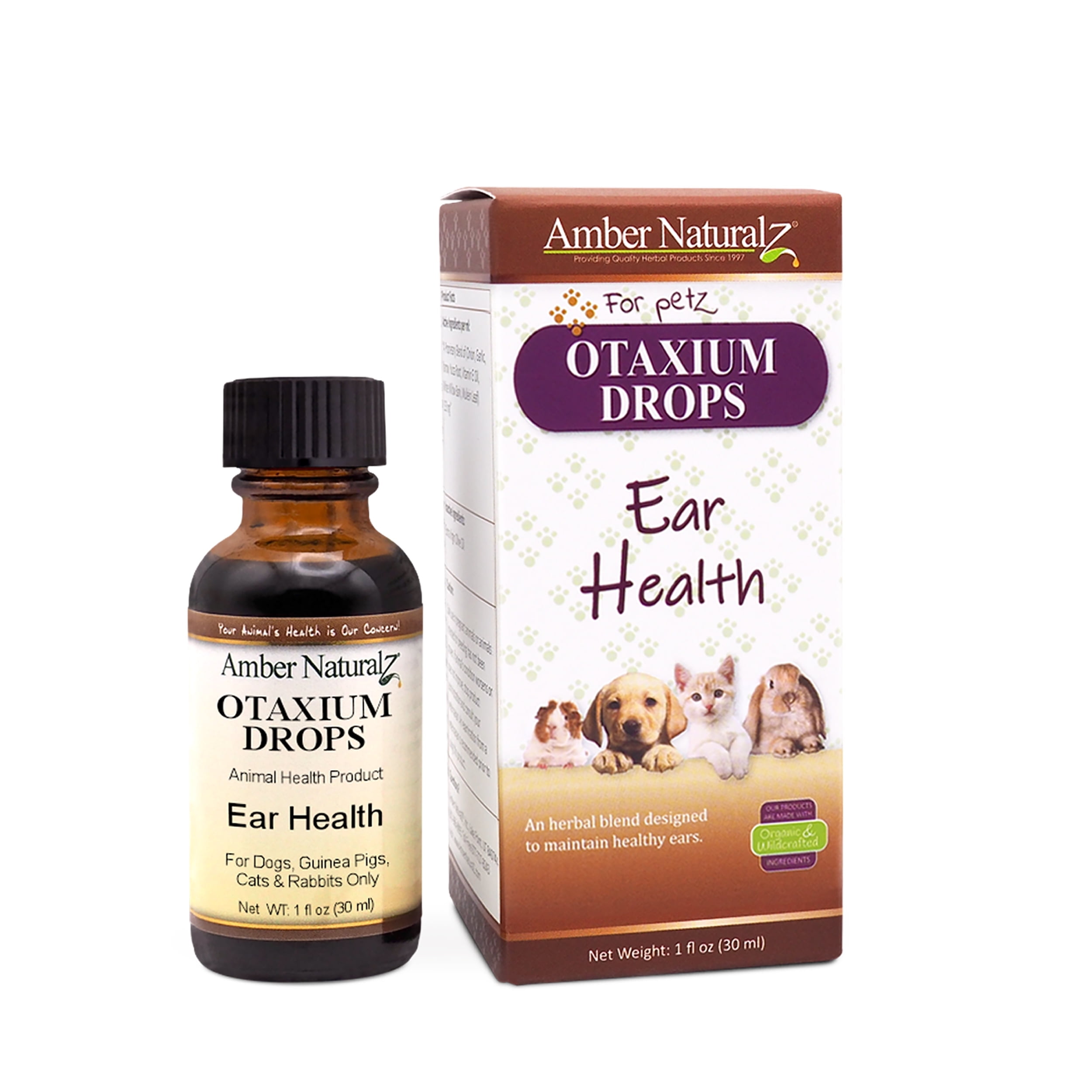 Amber NaturalZ Otaxium Drops Ear Care for Pets | Herbal Supplement to ...