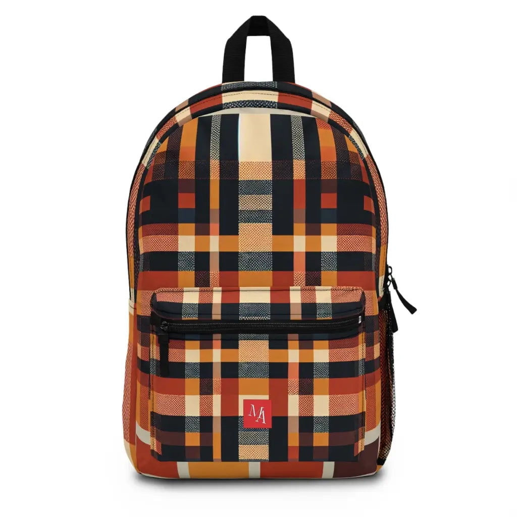 Amber Plaid Panorama - Backpack - Walmart.com