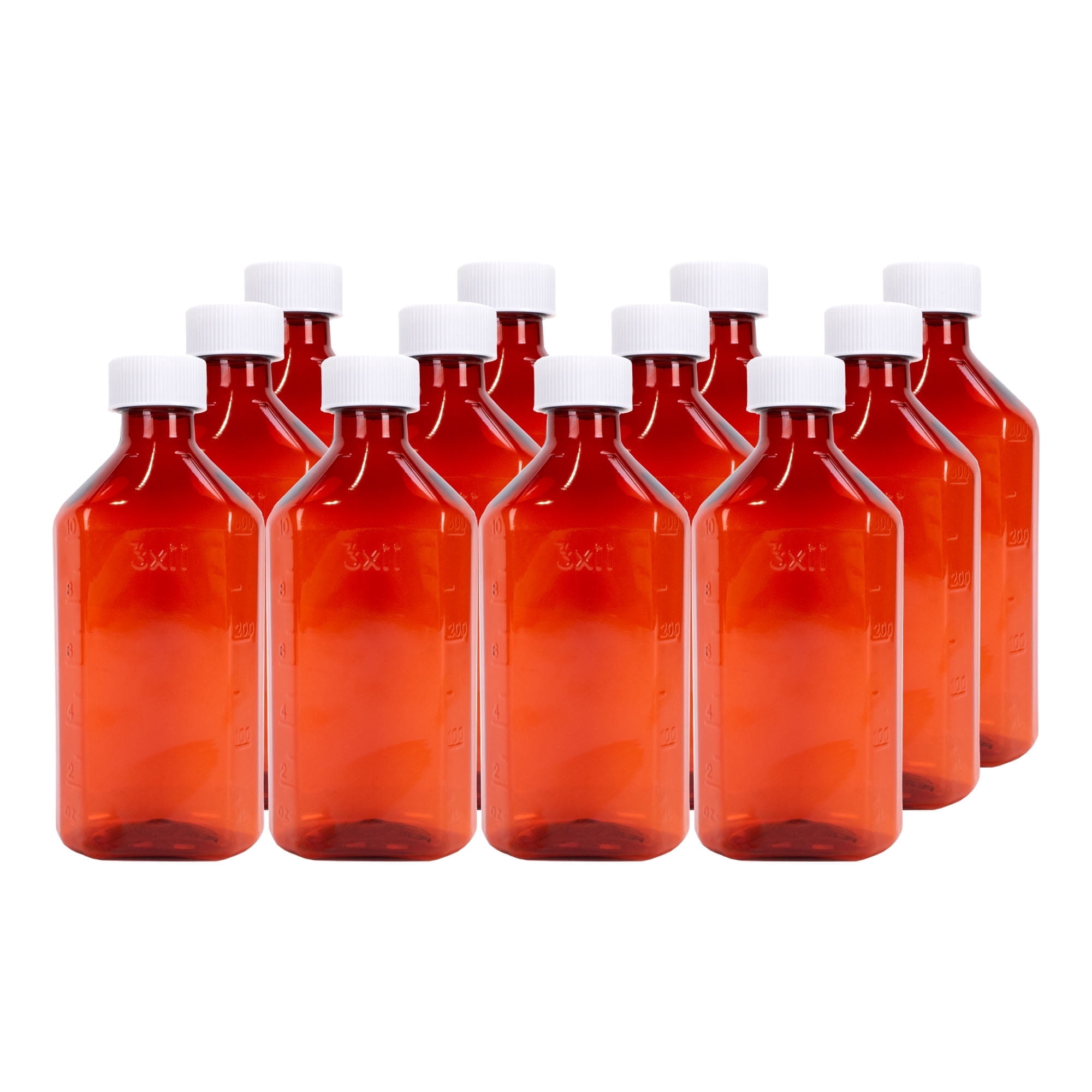 Amber Plastic Graduated Ovals, 12oz, 12/Pack - Walmart.com