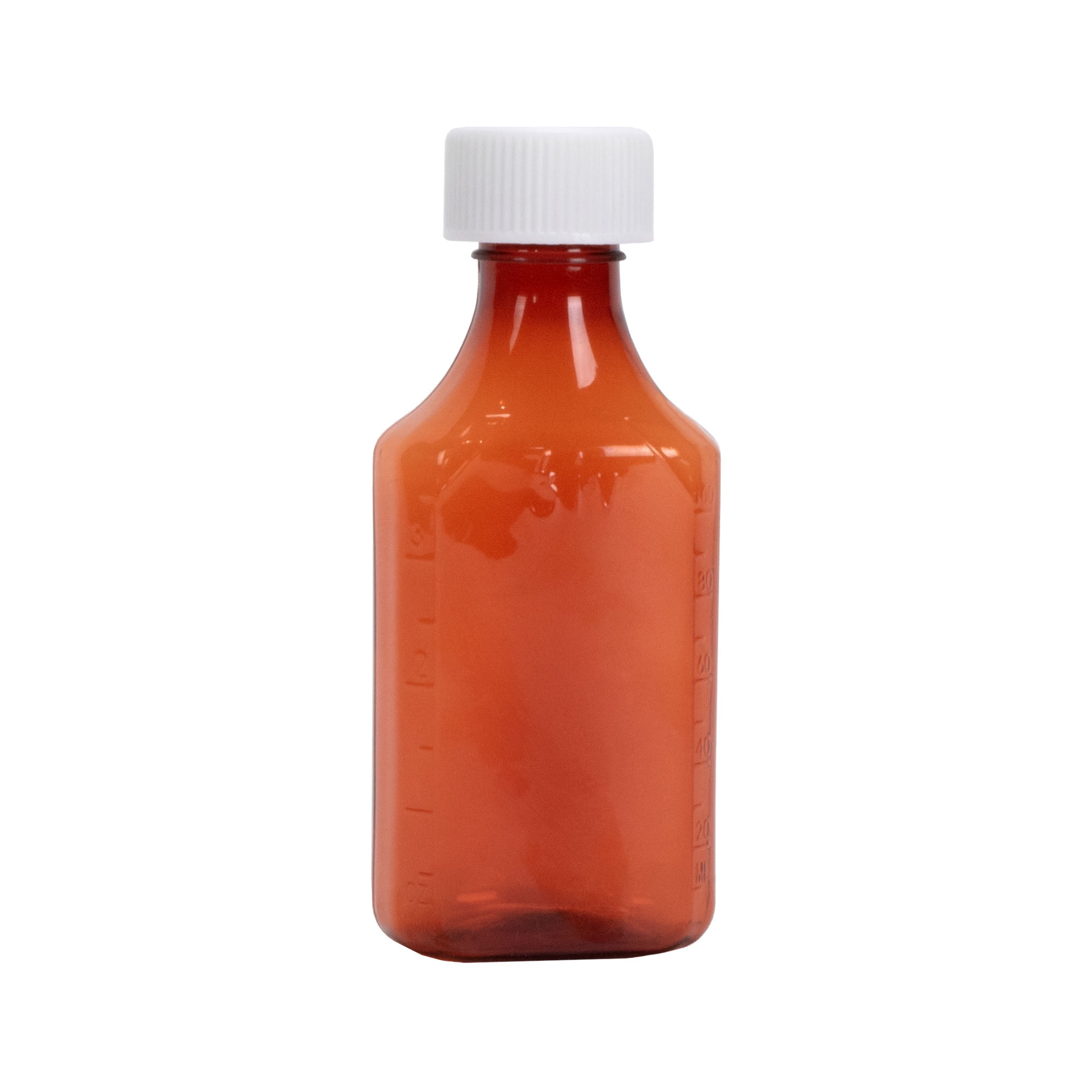 Plastic Amber Oval Liquid Medicine Bottles, 4oz, 200 Count, Child ...