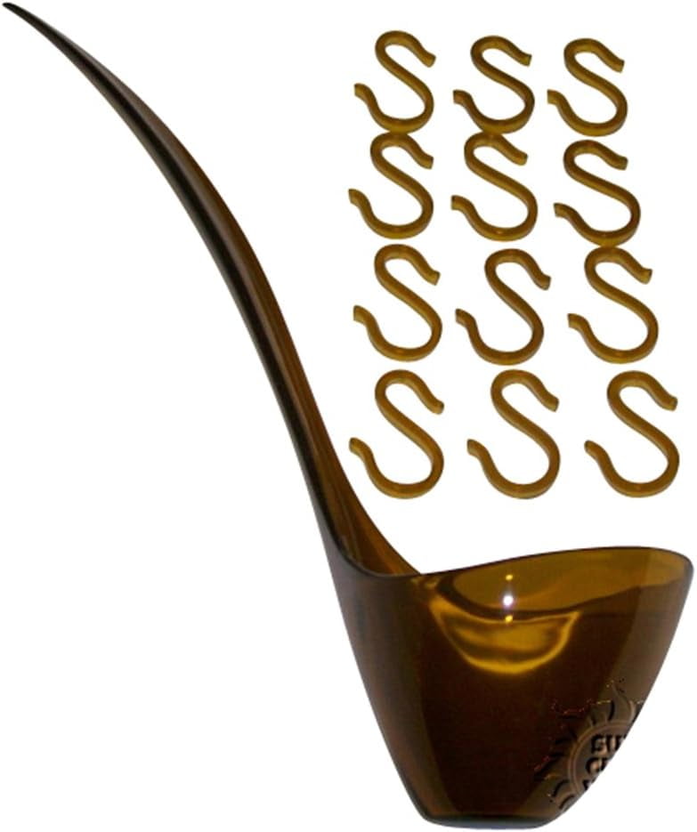 Amber Plastic Punch Bowl Ladle & 12 Matching Plastic Punch Cup Hooks - Walmart.com