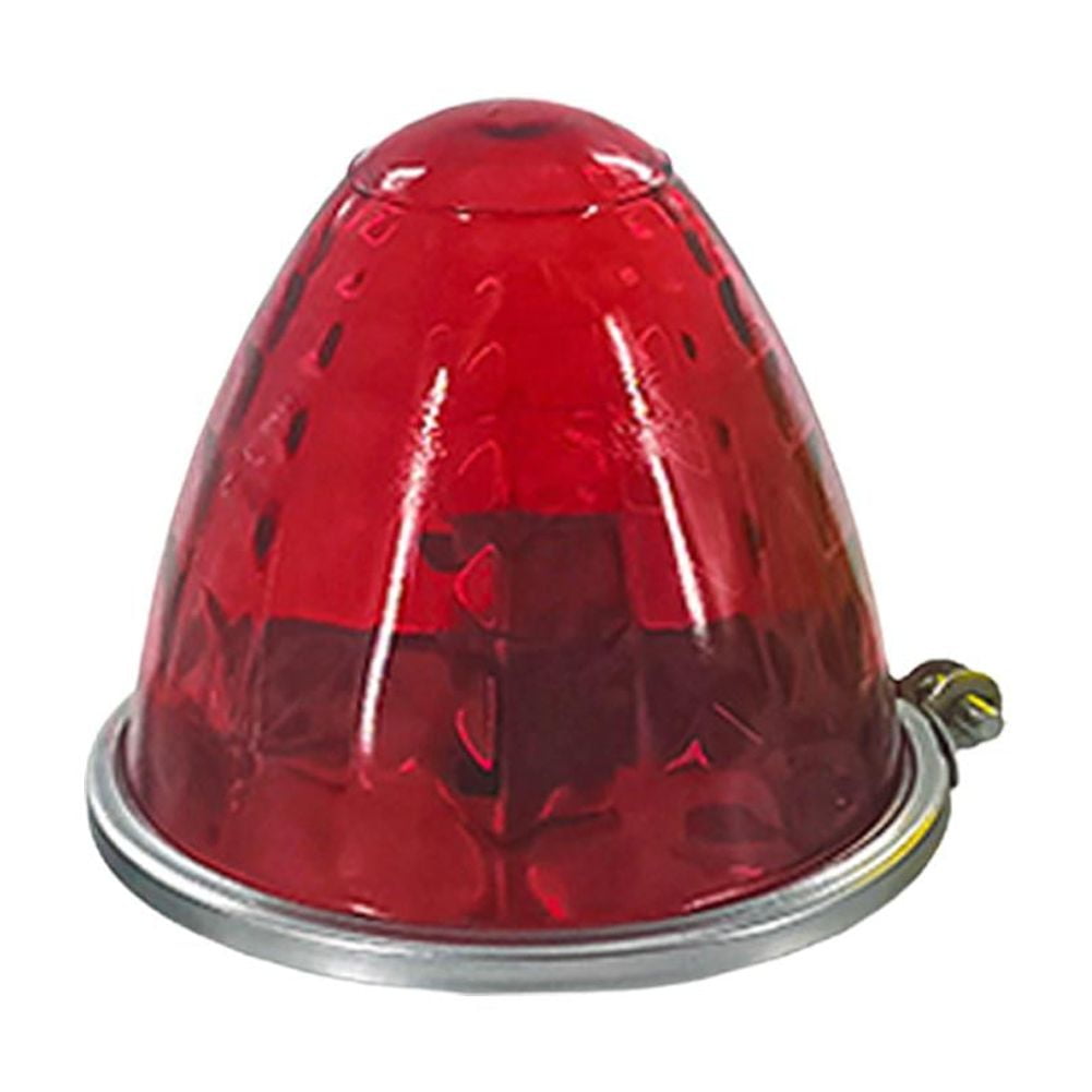 Amber Red Watermelon Glass Lights with 1156 Bulbs for 12V/24V Car ...