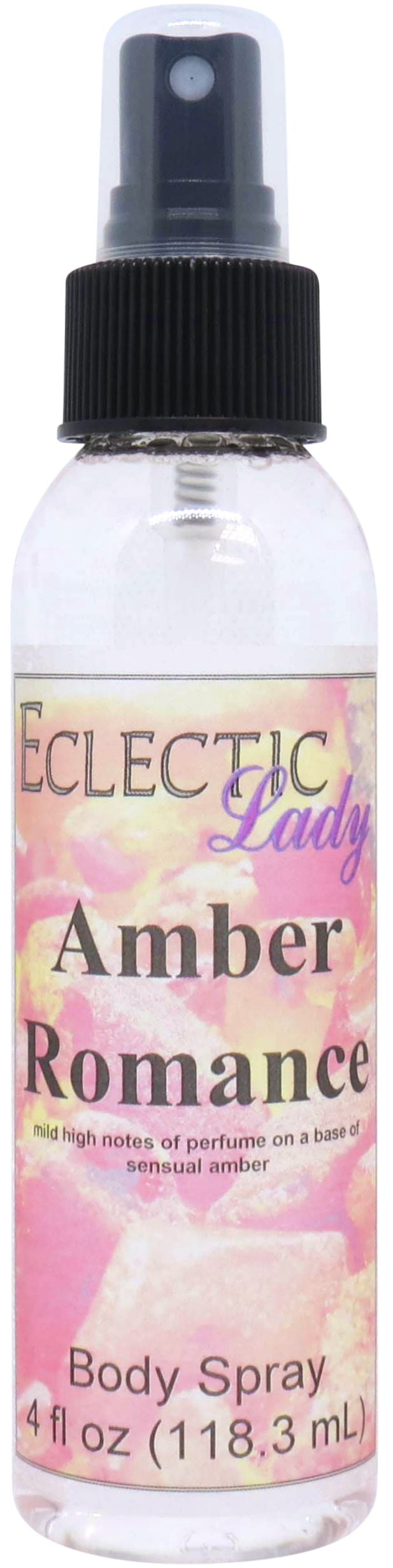Amber Romance Body Spray, Eclectic Lady, Hydrating Mist, Unisex, 4 oz ...