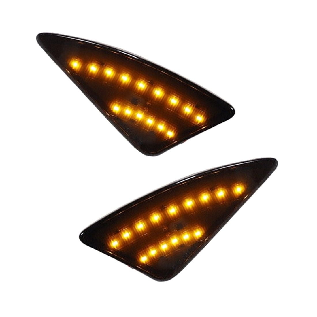 Amber Side Marker Turn Signal Lights Right Left Front Bulbs for ...