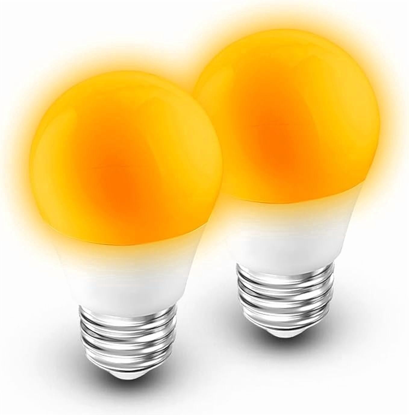 E26 1800K Amber Warm Sleep Light Bulb, 40W Equivalent, Blue Light ...