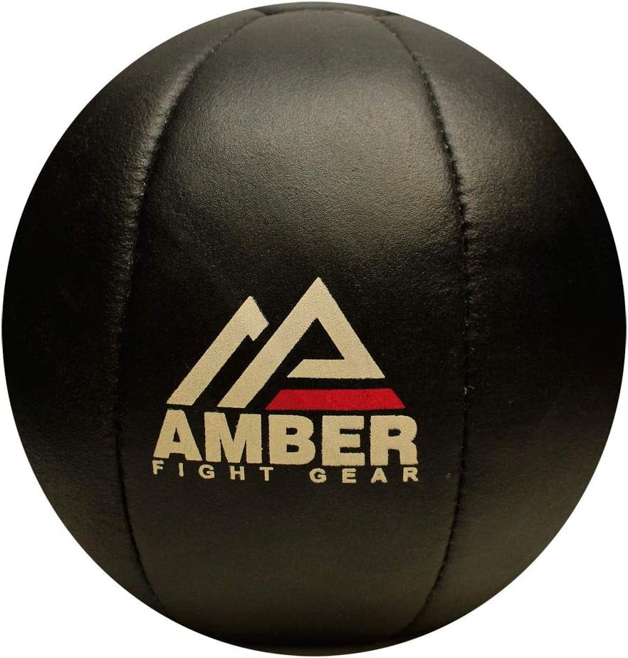 Amber Sporting Goods Leather Medicine Ball for Strength & Conditioning ...