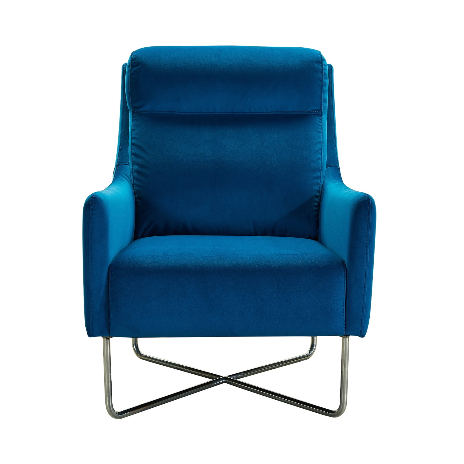 Amber Teal Blue Swoop Arm Accent Chair - Walmart.com