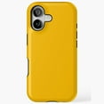 Amber Yellow Solid Retro Minimal Artistic Plain Color Design iPhone ...