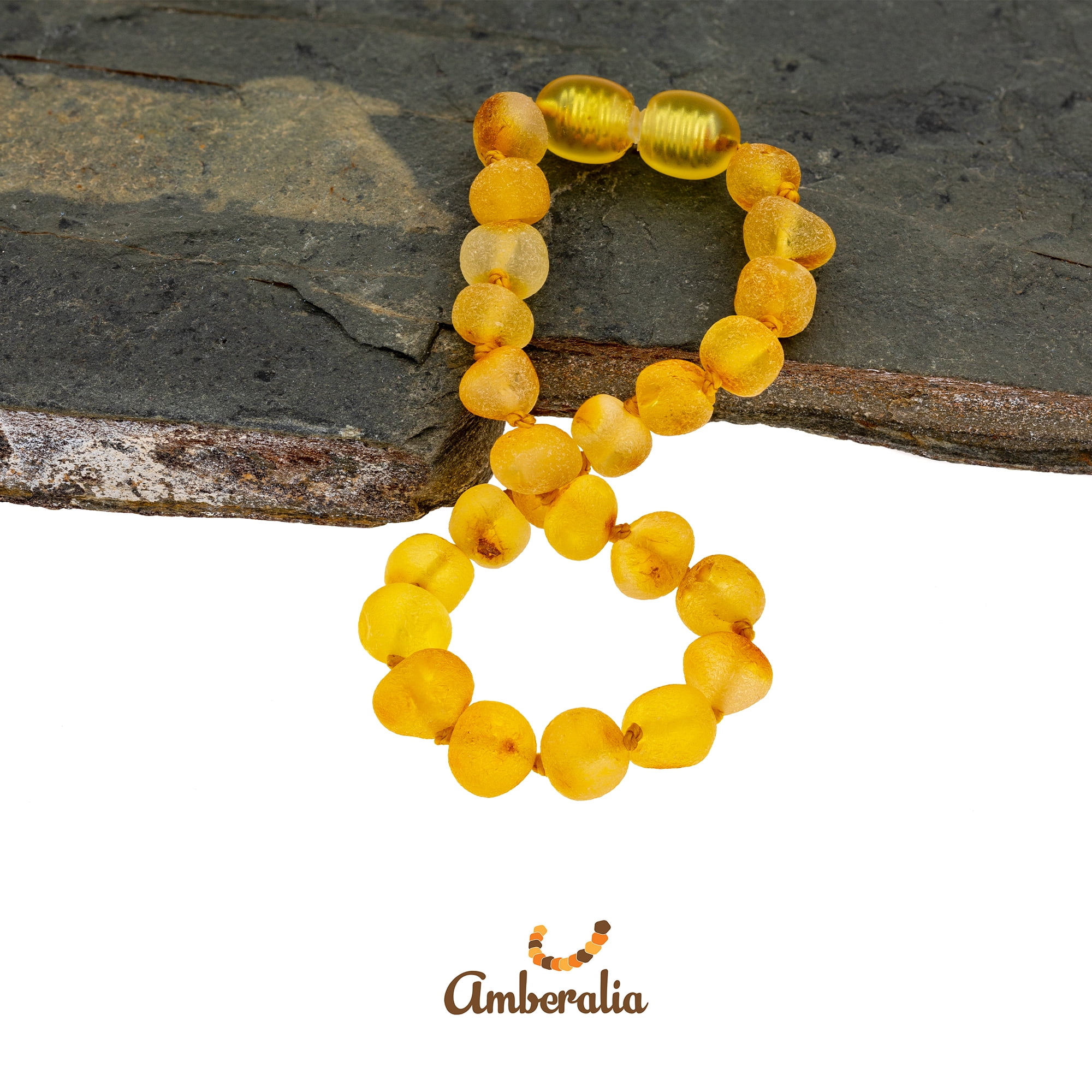 Amberalia Baby Baltic Amber TeethingBracelet/Anklet, Lab-tested ...