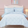 Amberspace Diamond Bow Design 5-piece Bed in a Bag Comforter Set with ...