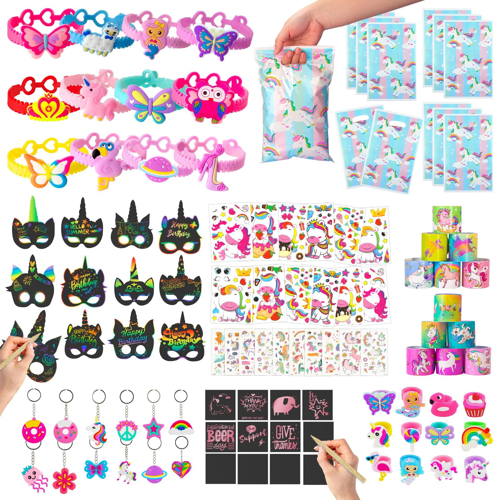 Ambesi Unicorn Favors STF9 for Girls Kids, Birthday Supplies for Girls ...