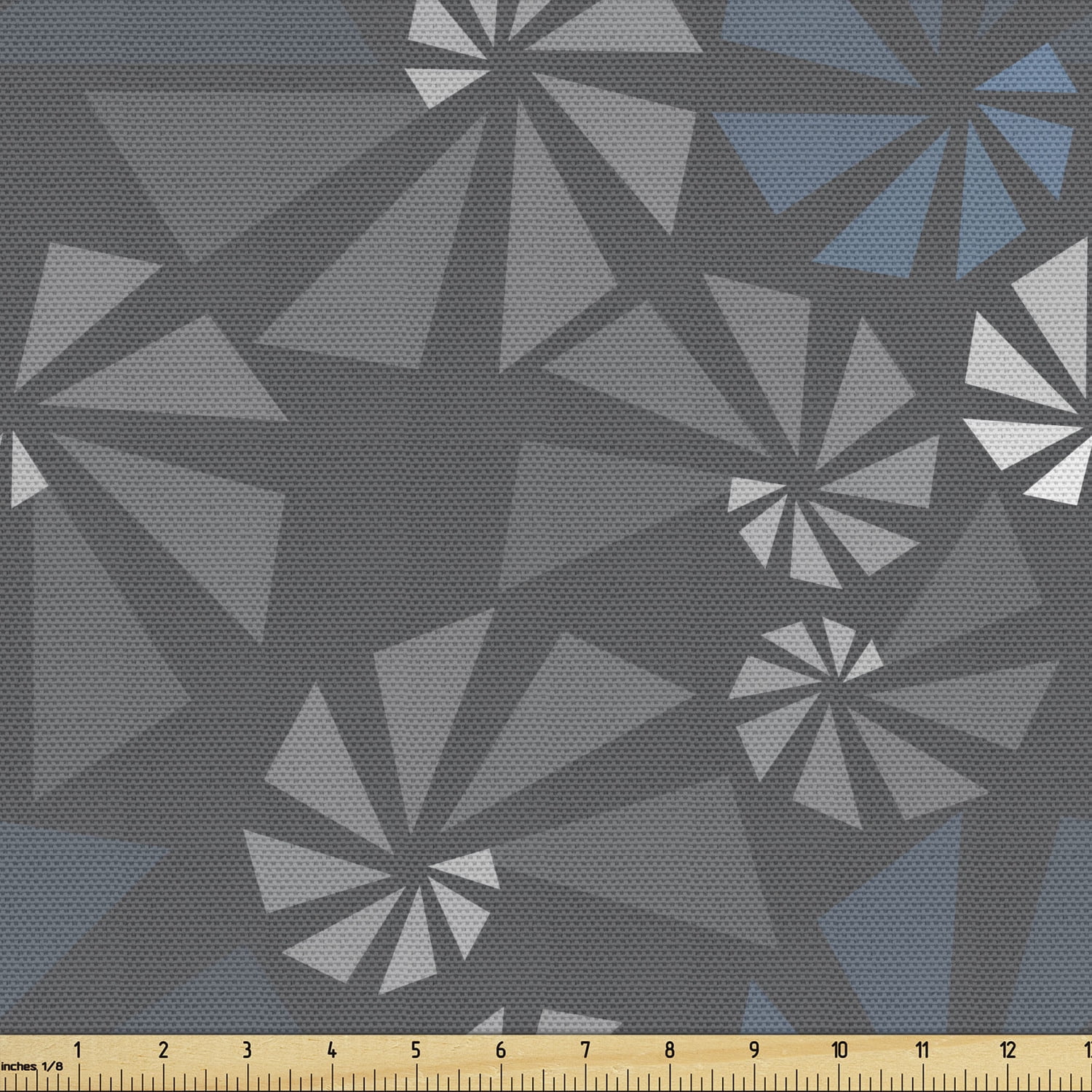 Ambesonne Abstract Art Fabric by the Yard Upholstery, Geometric Shape ...