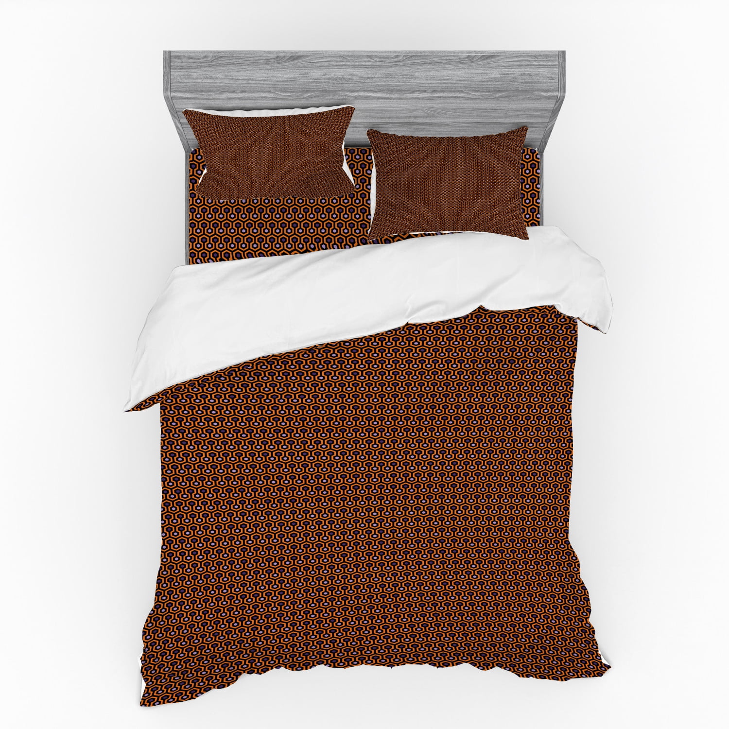 Ambesonne Abstract Bedding Set 4 Pcs, Honeycomb Design Hexagons, Queen ...