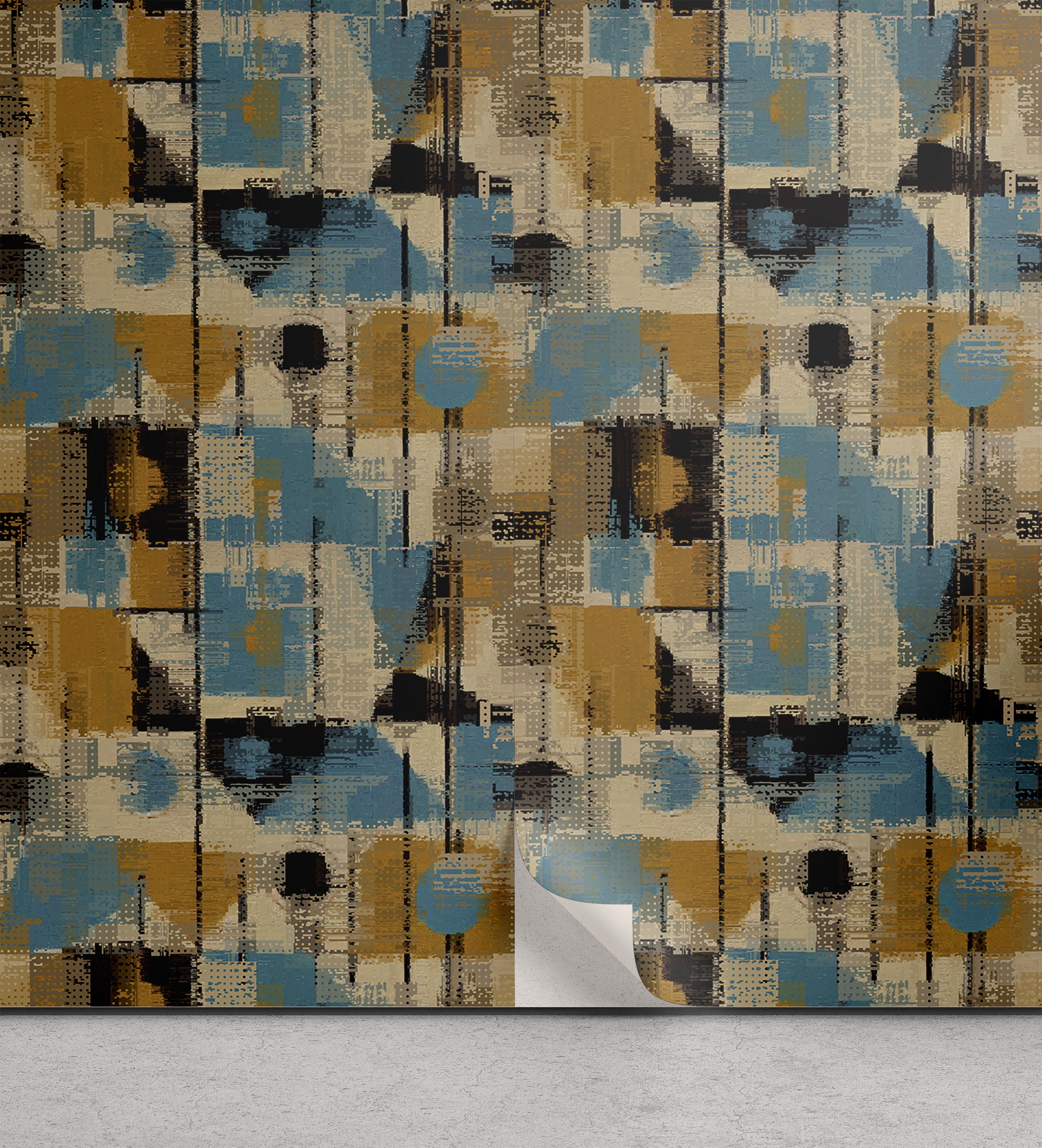 Ambesonne Abstract Boho Peel & Stick Wallpaper for Home, Modern ...