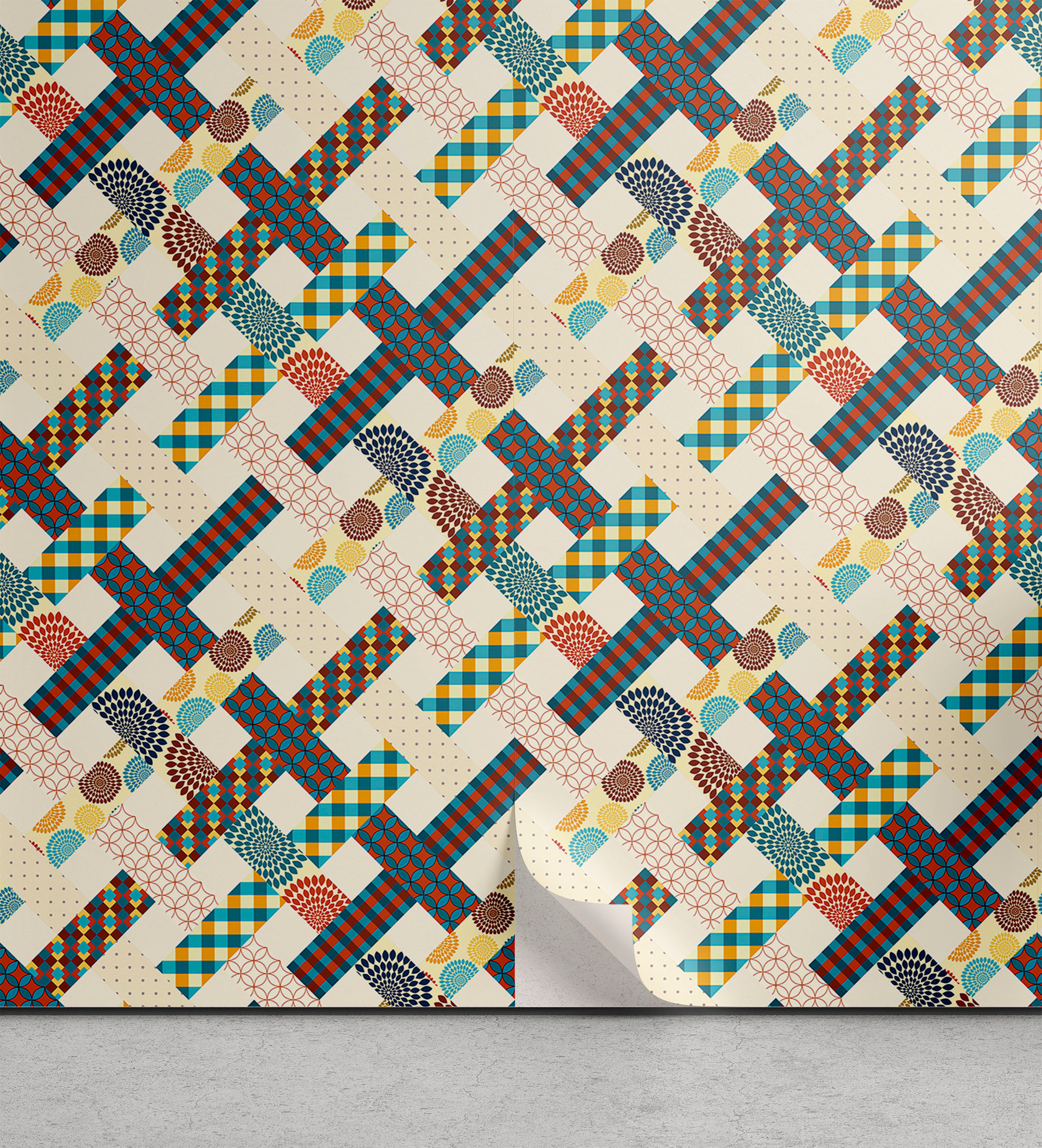 Ambesonne Abstract Boho Peel & Stick Wallpaper for Home, Trippy ...