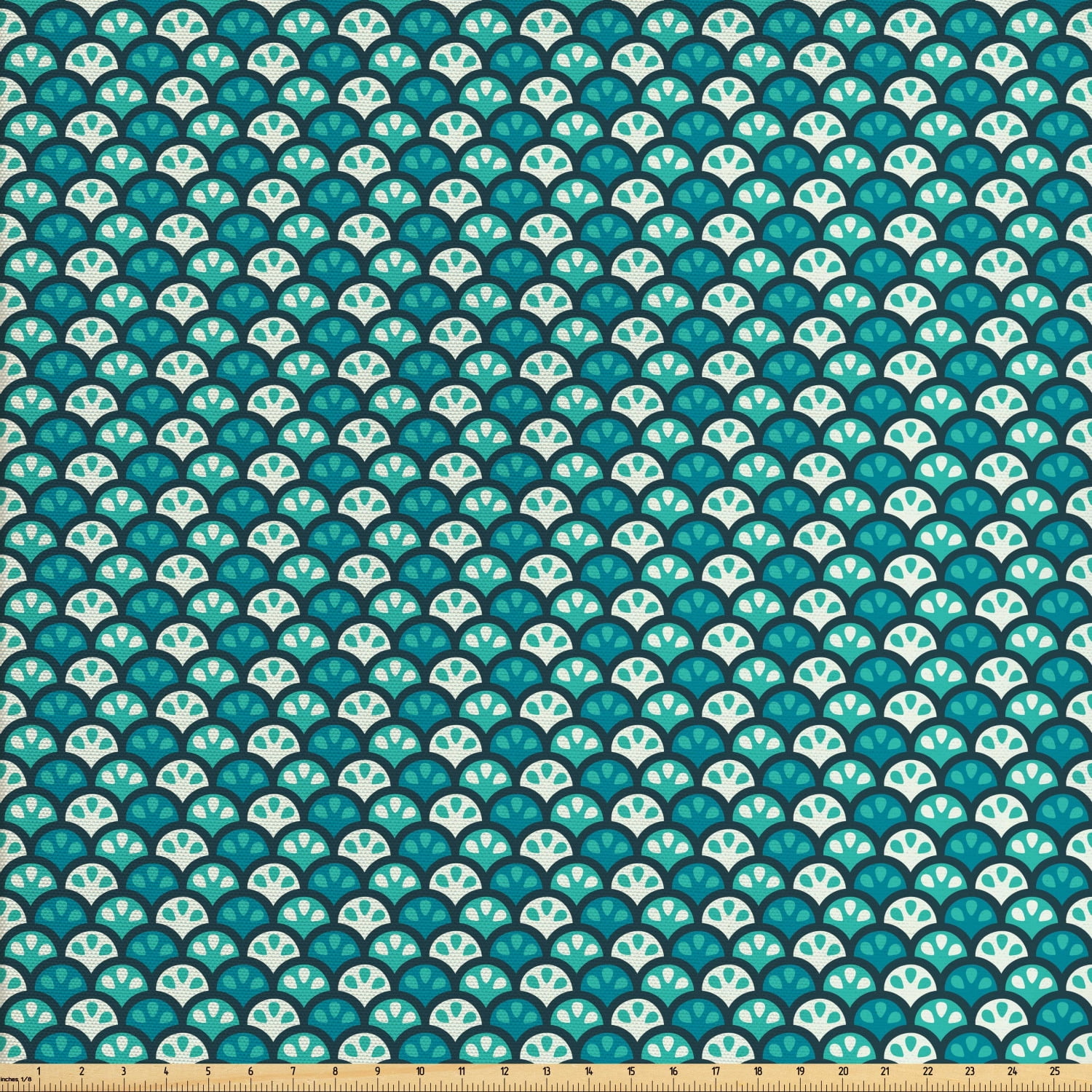 Ambesonne Abstract Fabric by the Yard Upholstery, Citrus Fruit Tropical ...