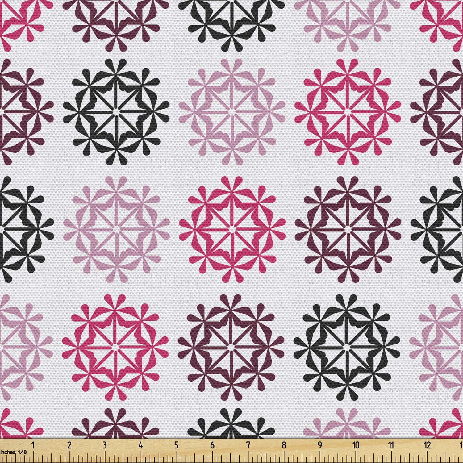 Ambesonne Abstract Fabric by the Yard Upholstery, Modern Simplistic ...